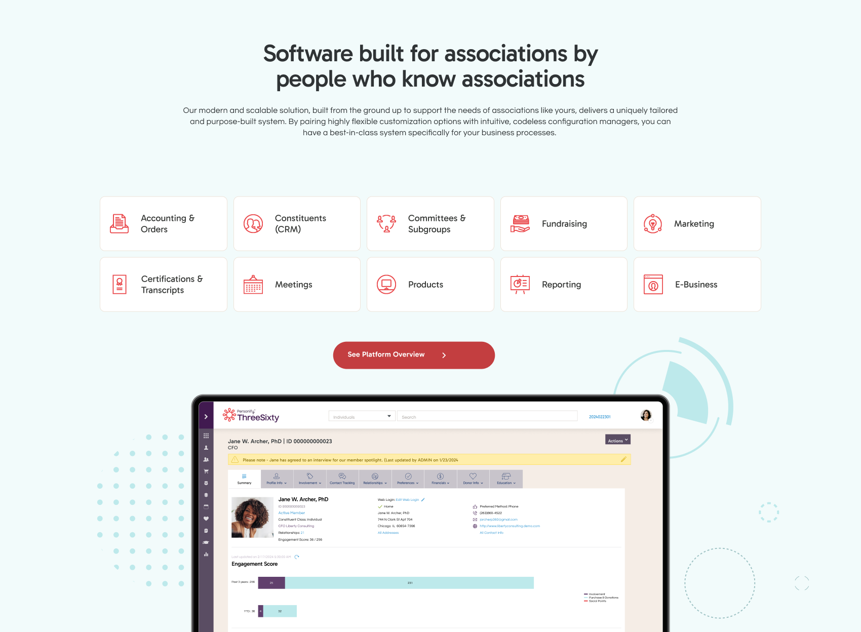Spotlight on ThreeSixty as Personify Unveils New Website - Personify